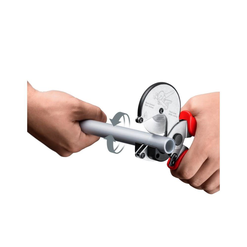 Knipex 8-1/4 in Red/Blue Galvanized Composite Pipe Cutter 90 25 25 ...