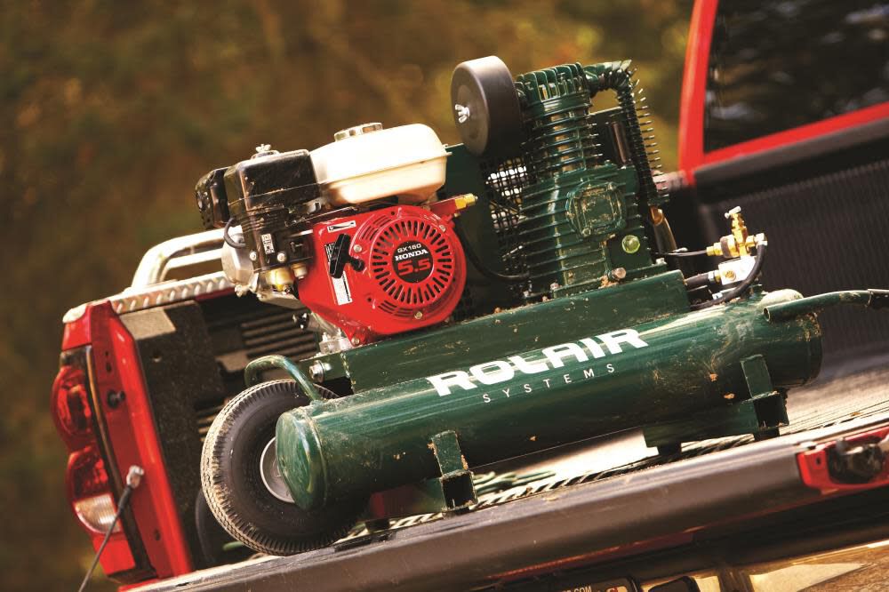 Rolair 4090HK17 5.5HP Gas Powered Air Compressor 4090HK17-0001 - Acme Tools