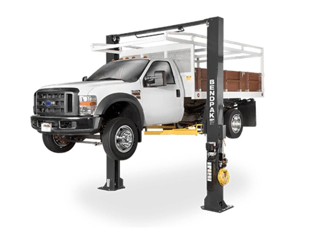 Bendpak XPR-18CL Two Post Vehicle Lift with Clearfloor 18000 lbs ...