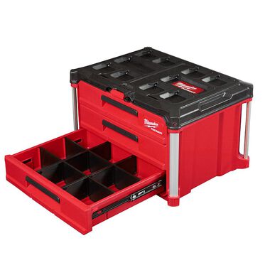 Milwaukee PACKOUT Drawers Tool Box 3 Drawer Bundle 48-22-8443X2 - Acme Tools