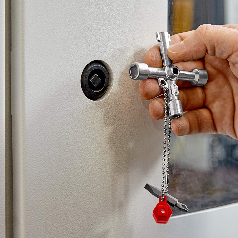 Knipex Control Cabinet Key for All Standard Cabinets 00 11 03 - Acme Tools