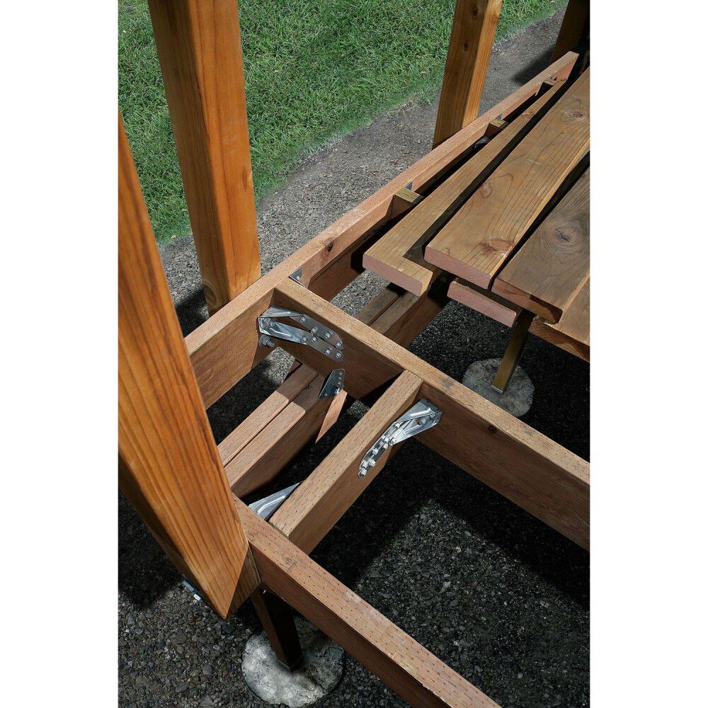 Simpson Strong-Tie 14 Gauge ZMAX Coating DTT Deck Tension Tie Kit with ...