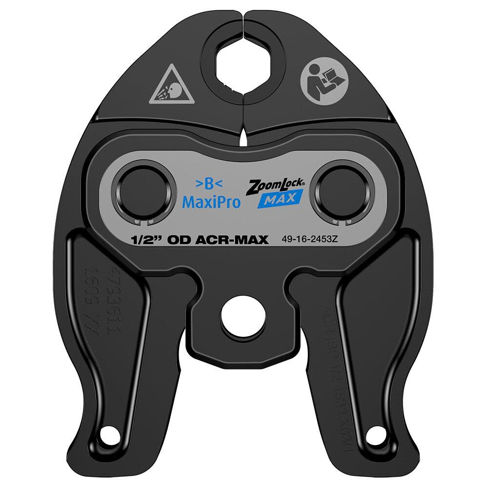 Milwaukee 1/2 Inch ZoomLock MAX Press Jaw for M12 FORCE LOGIC Press ...