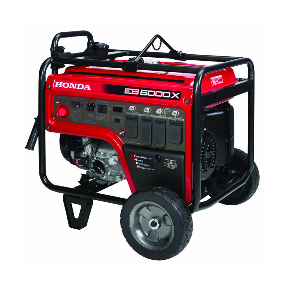 Honda 389 cc 5000W Non-Carb Gasoline Industrial Generator EB5000XK3AN ...