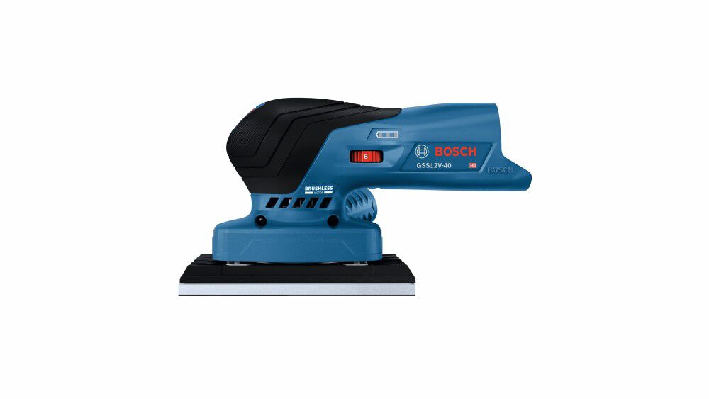 Bosch 12V 1/4 Sheet Orbital Finishing Sander (Bare Tool) GSS12V-40N ...
