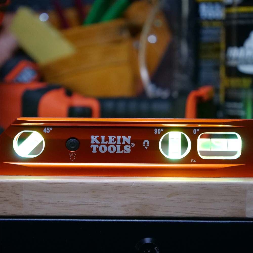 Klein Tools Lighted Torpedo Billet Level REM 935RBLT - Acme Tools