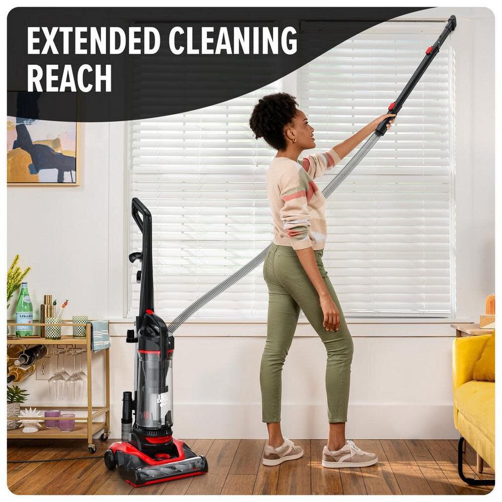 Dirt Devil Multi-Surface Extended Reach+ Bagless Upright Vacuum Cleaner ...