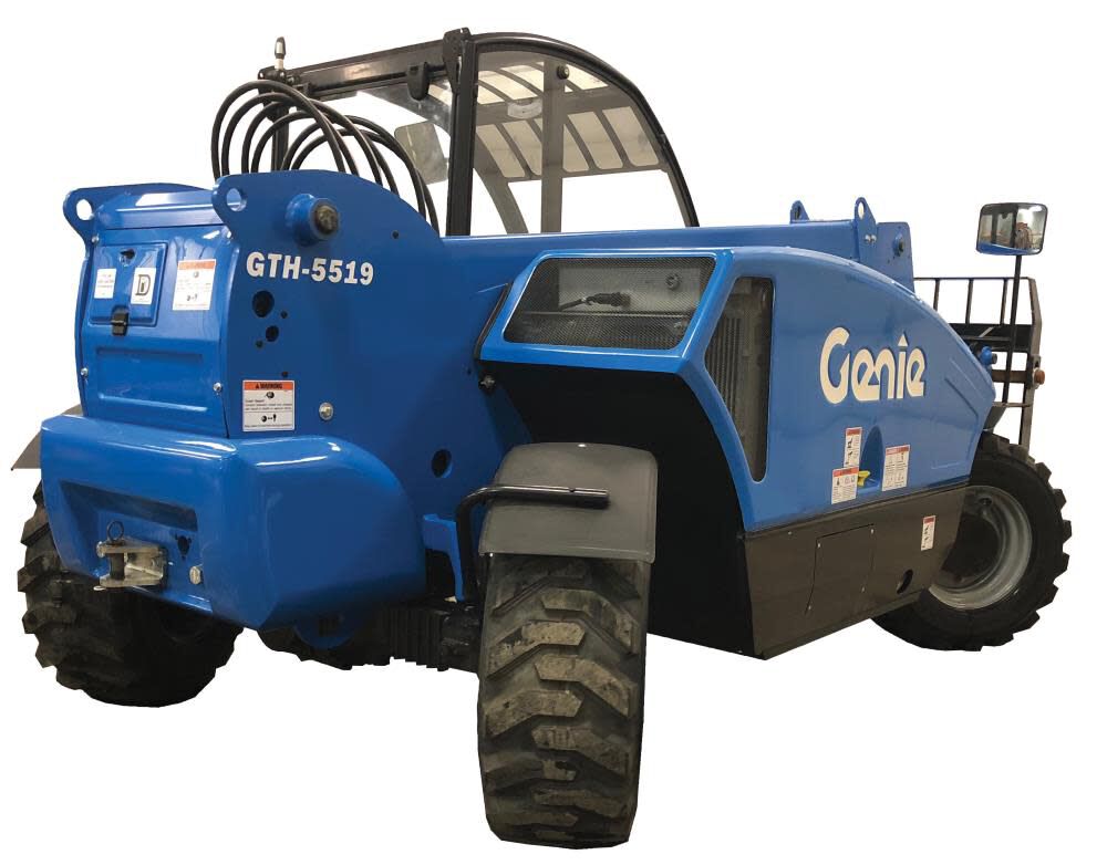 Genie 5500 LB. Capacity - 19 Ft. Reach Telehandler with Heated Cab and ...