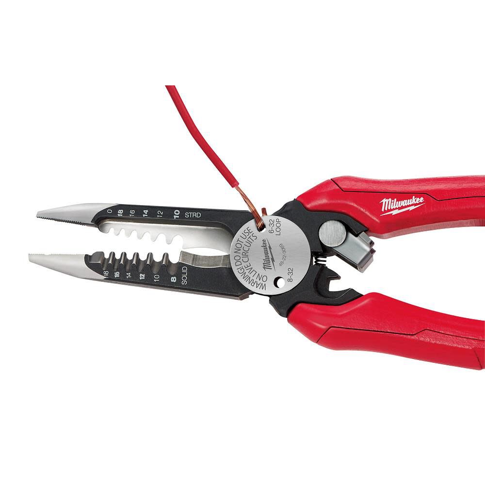 Milwaukee Electricians Combination Wire Pliers 48-22-3079 - Acme Tools