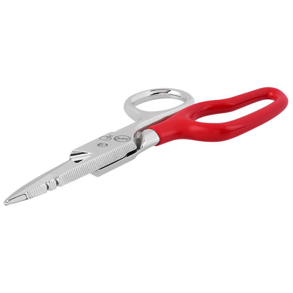 Milwaukee Electrician Scissors with Extended Handle 48-22-4049 - Acme Tools