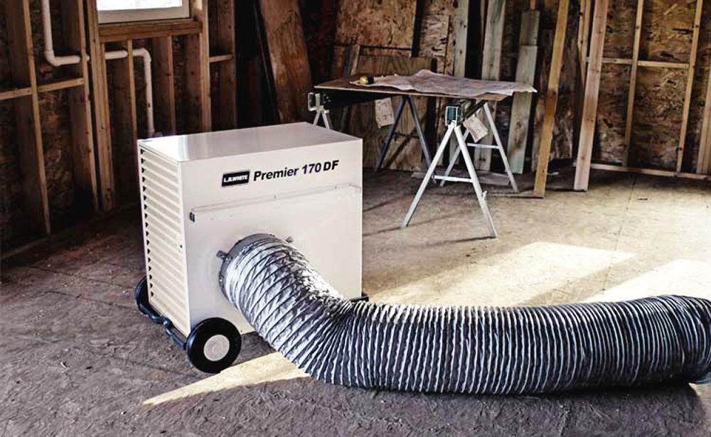 LB White Premier Enclosed flame Ductable Dual Fuel - LP/NG 170k BTU ...