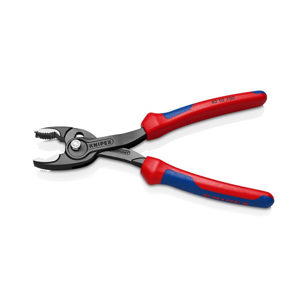 Knipex 8 In. TwinGrip Slip Joint Pliers with Comfort Grip Handle 82 02 ...