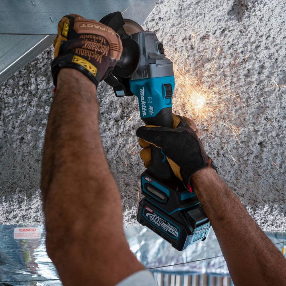 Makita XGT 40V max Angle Grinder Kit 4 1/2 / 5in GAG01M1 from Makita ...