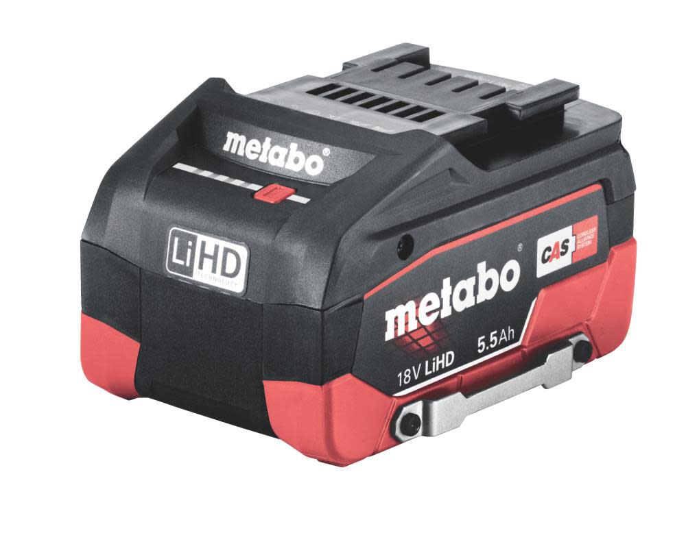 Metabo 18V DropSecure Battery Pack 5.5Ah LiHD with Tethering Point ...