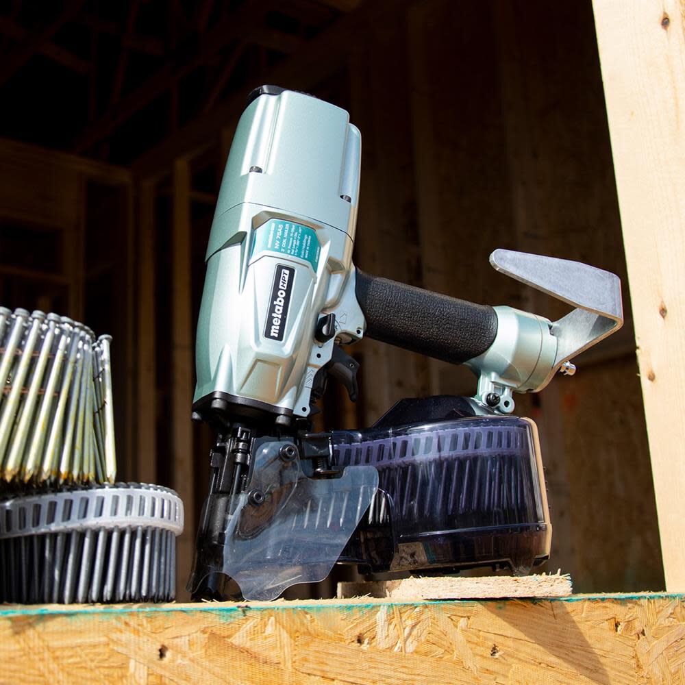 Metabo HPT NV75A5 Pneumatic 3in Siding Light Framing Sheathing Coil Nailer NV75A5M Acme Tools