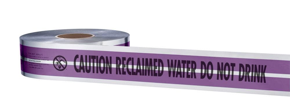 Empire Level MAGNATEC Premium Detectable Tape Reclaimed Water Line 31 ...