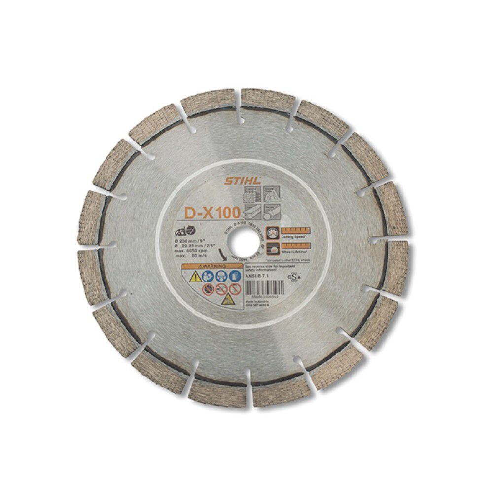 Stihl D-X100 Elite Concrete Cutting Wheel 0835 092 2000 from Stihl ...