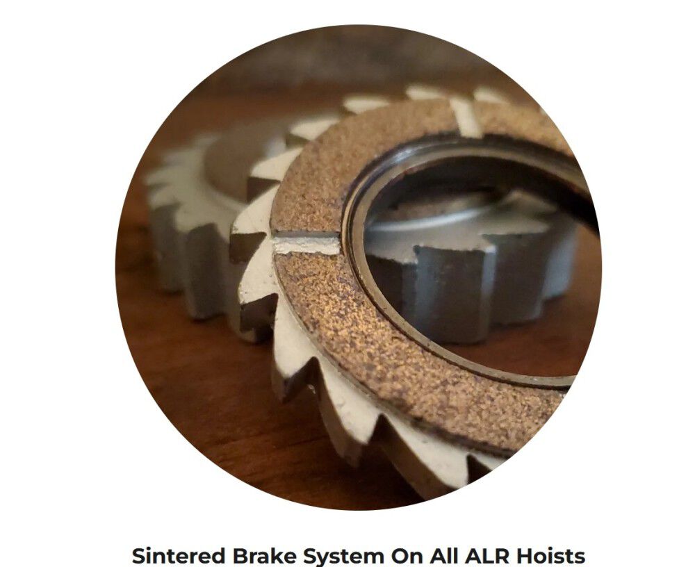 Atlas Lifting and Rigging Chain Hoist 1 Ton 20' Chain with Overload ...