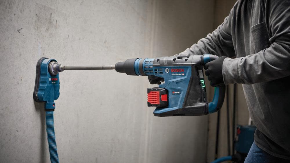 Bosch PROFACTOR 18V Hitman 1 5/8in Rotary Hammer Connected Ready SDS max (Bare Tool) GBH18V-40CN ...