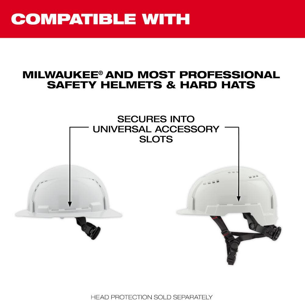 Milwaukee BOLT Sun Visor with Sunshade 48-73-1072 - Acme Tools