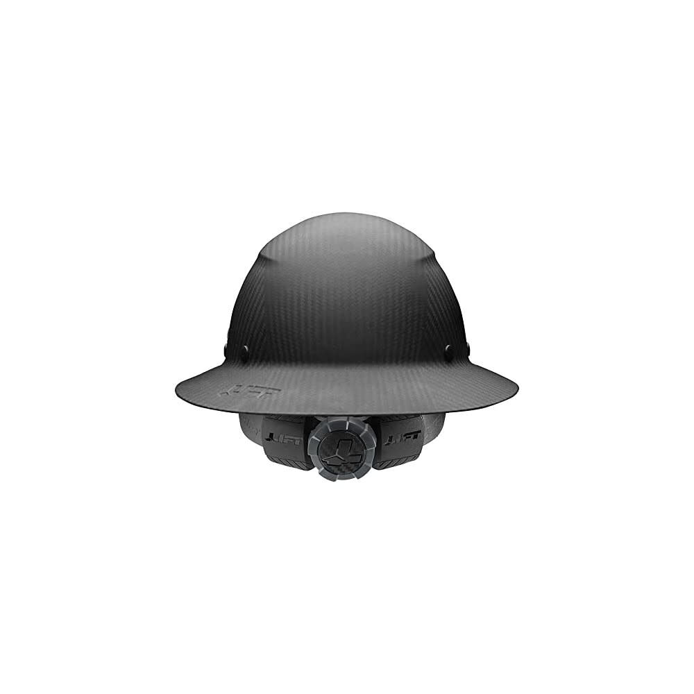 Lift Safety Hard Hat DAX Matte Black Carbon Fiber Full Brim HDFM-17KG ...