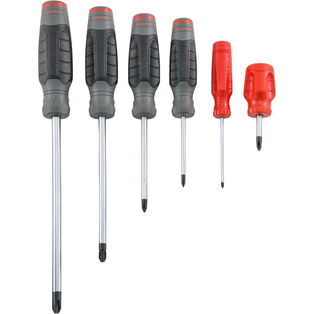 Proto Phillips Screwdriver Set 6pc J1206SPF - Acme Tools