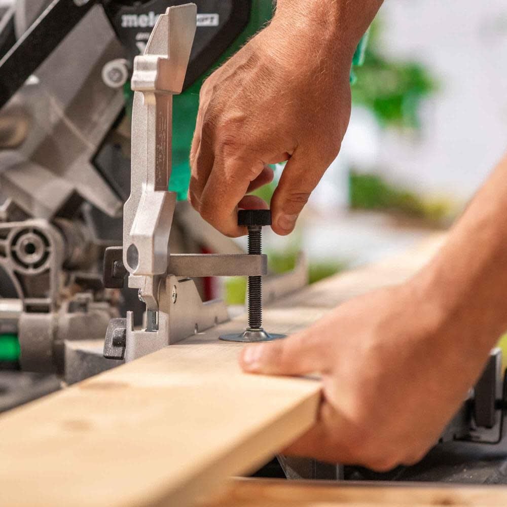 Metabo HPT 18V MultiVolt Cordless 10 Inch Single Bevel Miter Saw Kit ...