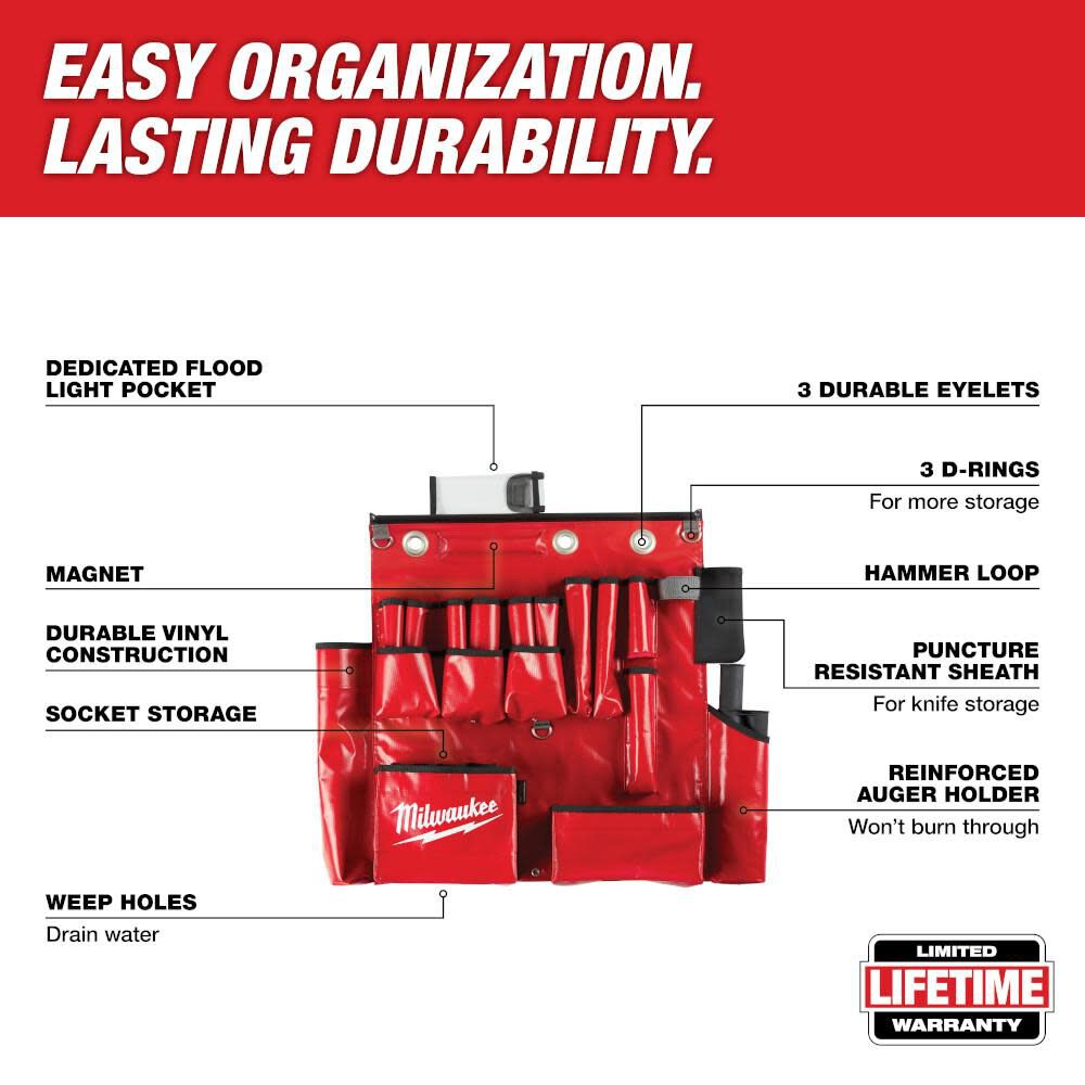 Milwaukee Aerial Tool Apron 48 22 8290 – Sansujyuku