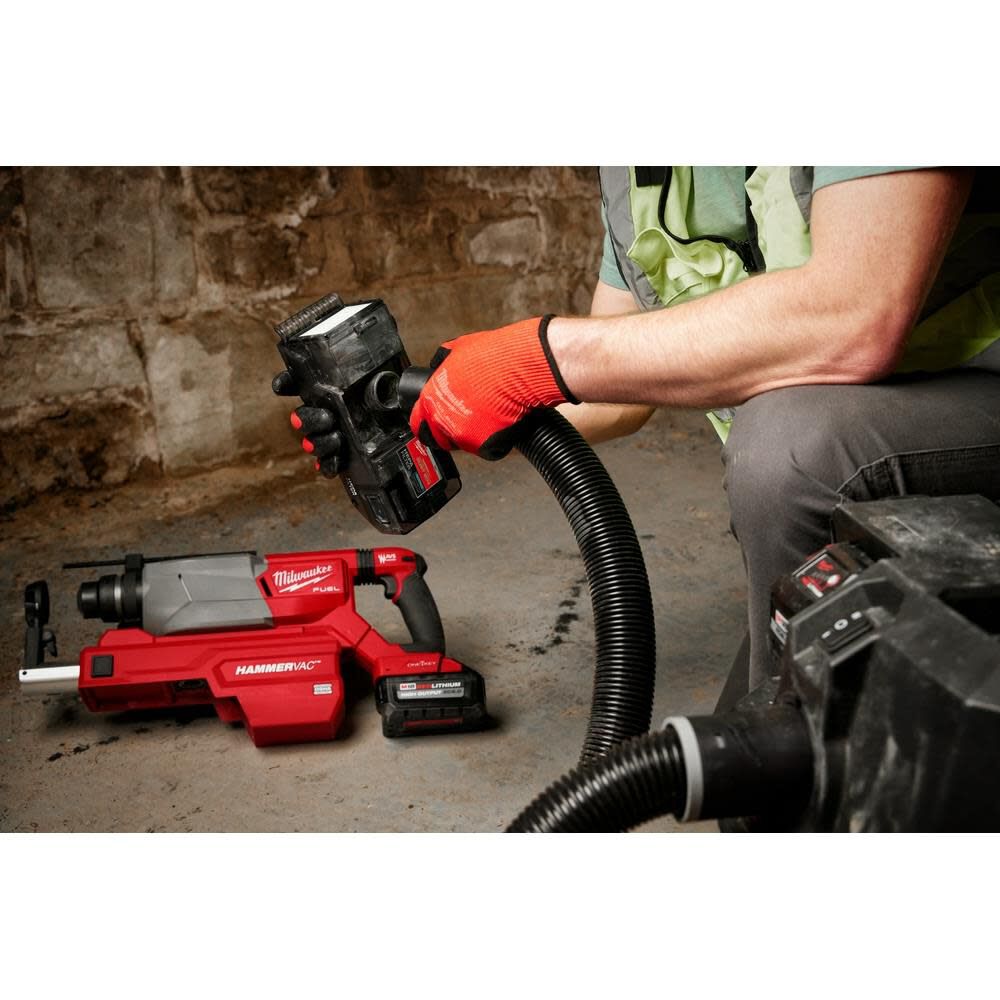 Milwaukee M18 FUEL HAMMERVAC 1 1/4inch Dedicated Dust Extractor 2916-DE ...