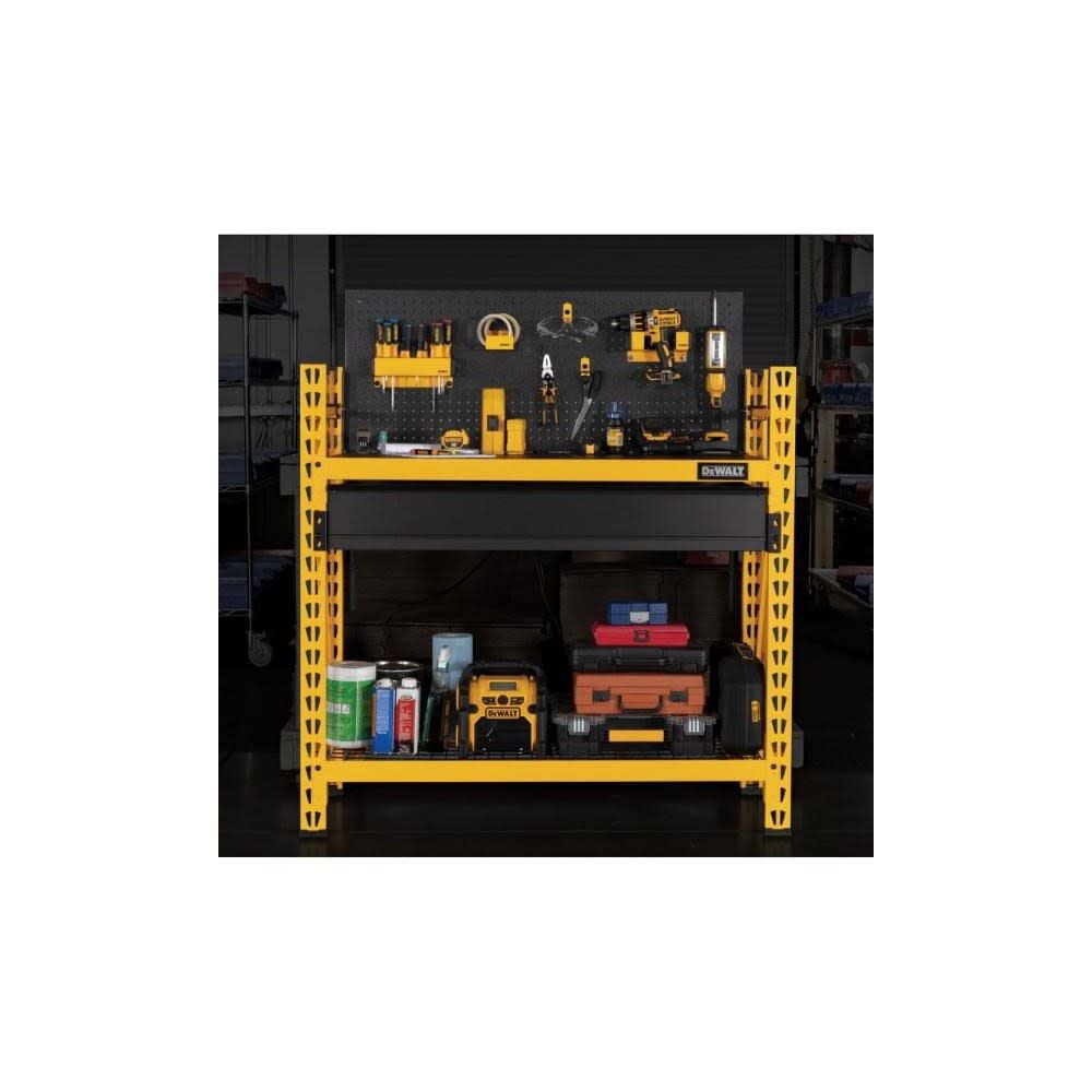 DEWALT Work Station Kit 2-Shelf Industrial Storage Rack DXST3000WB from ...