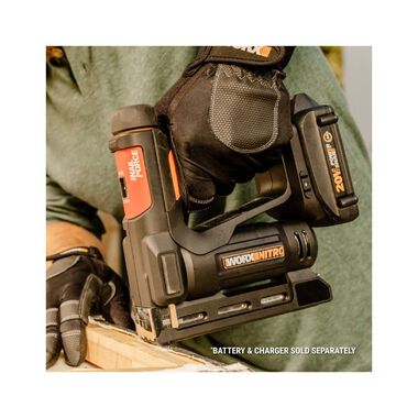 Worx 3/8 in 20V 2Ah Cordless Crown Stapler (Bare Tool) WX843L - Acme Tools