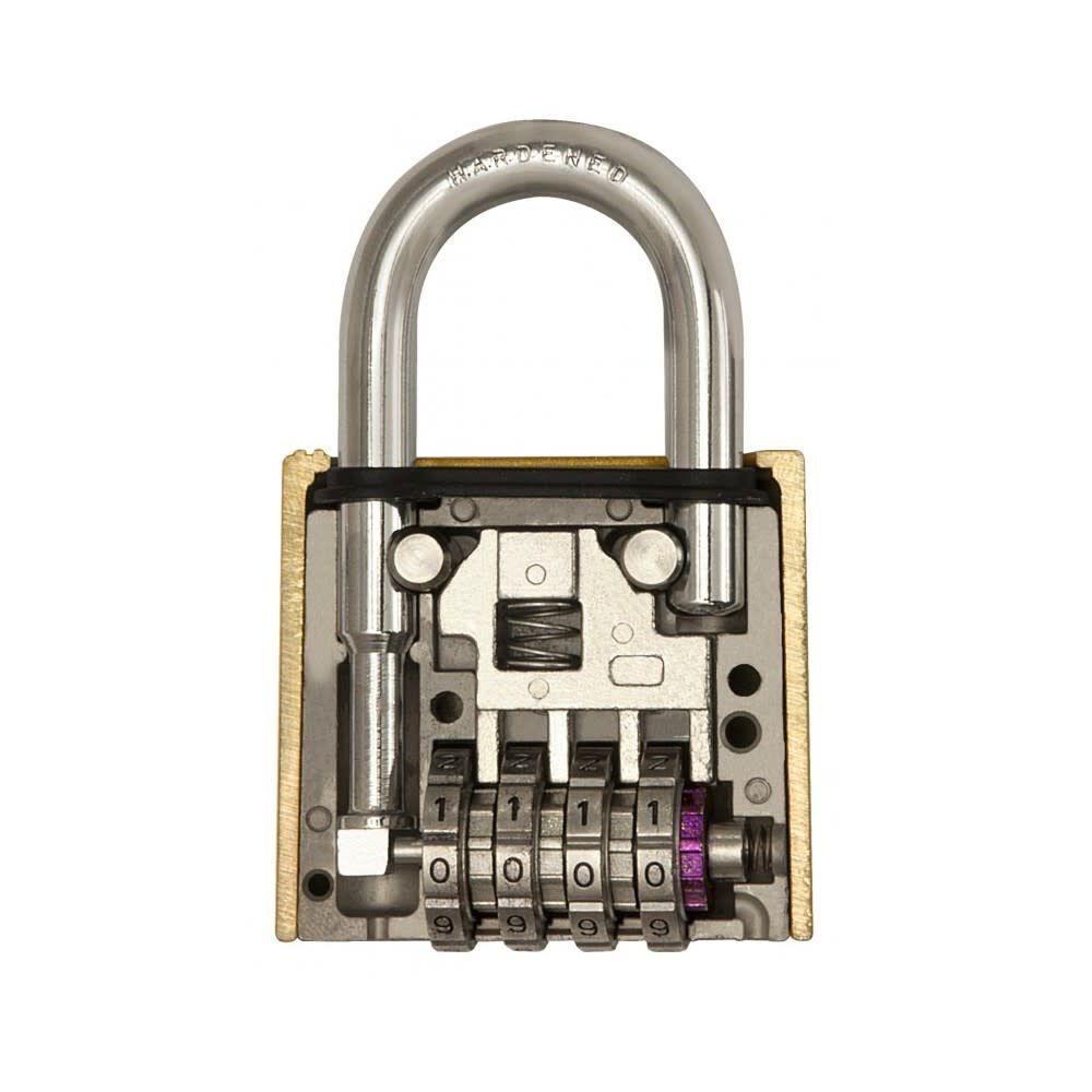 master combination lock inside