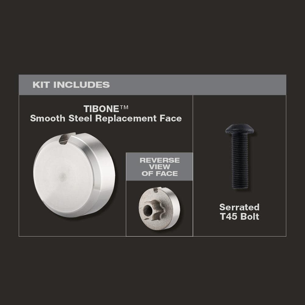 Stiletto TIBONE Smooth Steel Replacement Face TIB-SR - Acme Tools