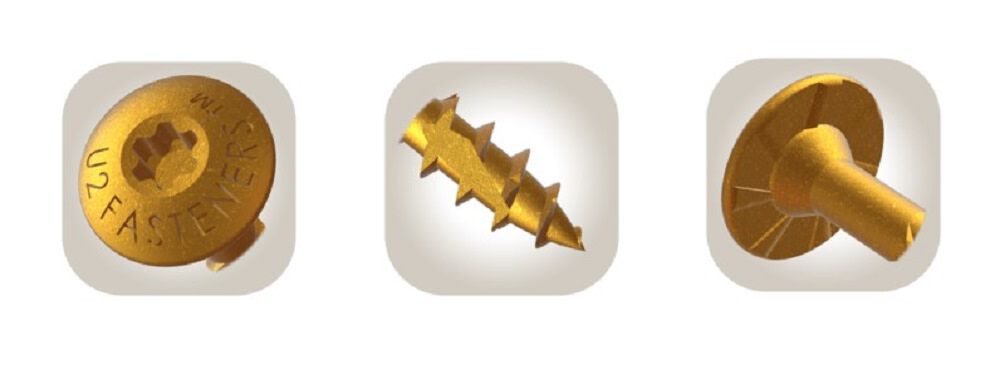 U2 Fasteners Construction Screw 5/16 Inch X 4 Inch, 40ct S20104000H ...