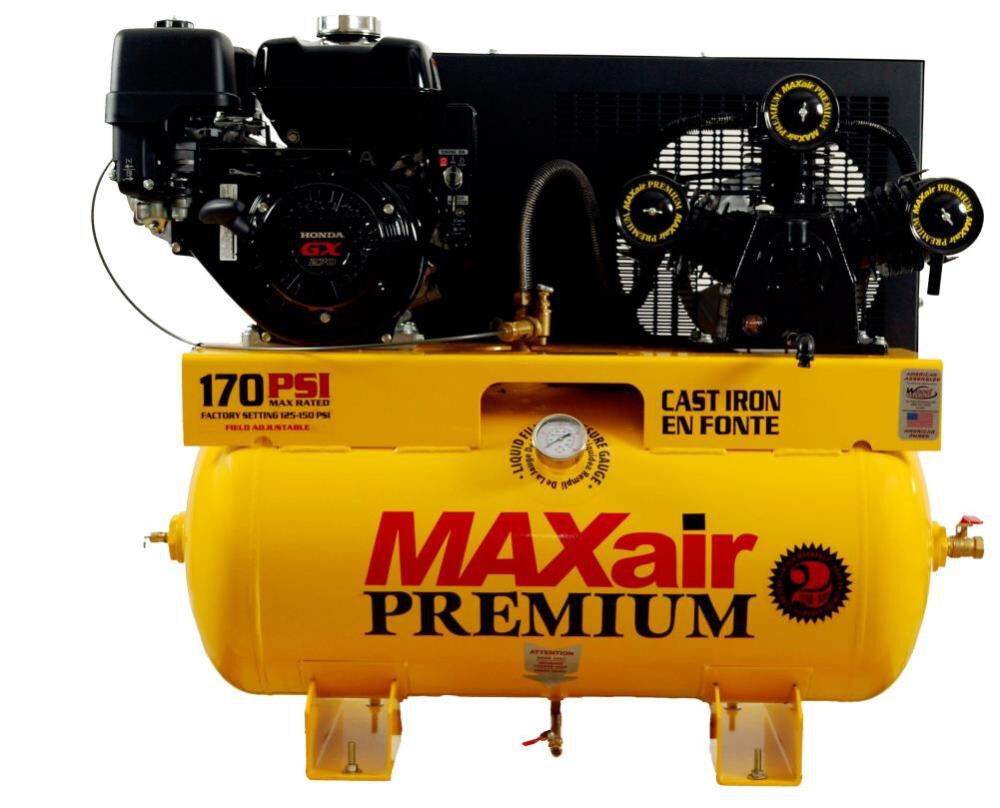 MAXair 30 Gallon Truck Mount Air Compressor 9G30TRKE-H+MAP - Acme Tools