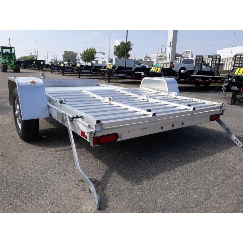 Aluma 7210S-BT 450 Lbs Single Axle Aluminum Utility Trailer - 2022 Used ...