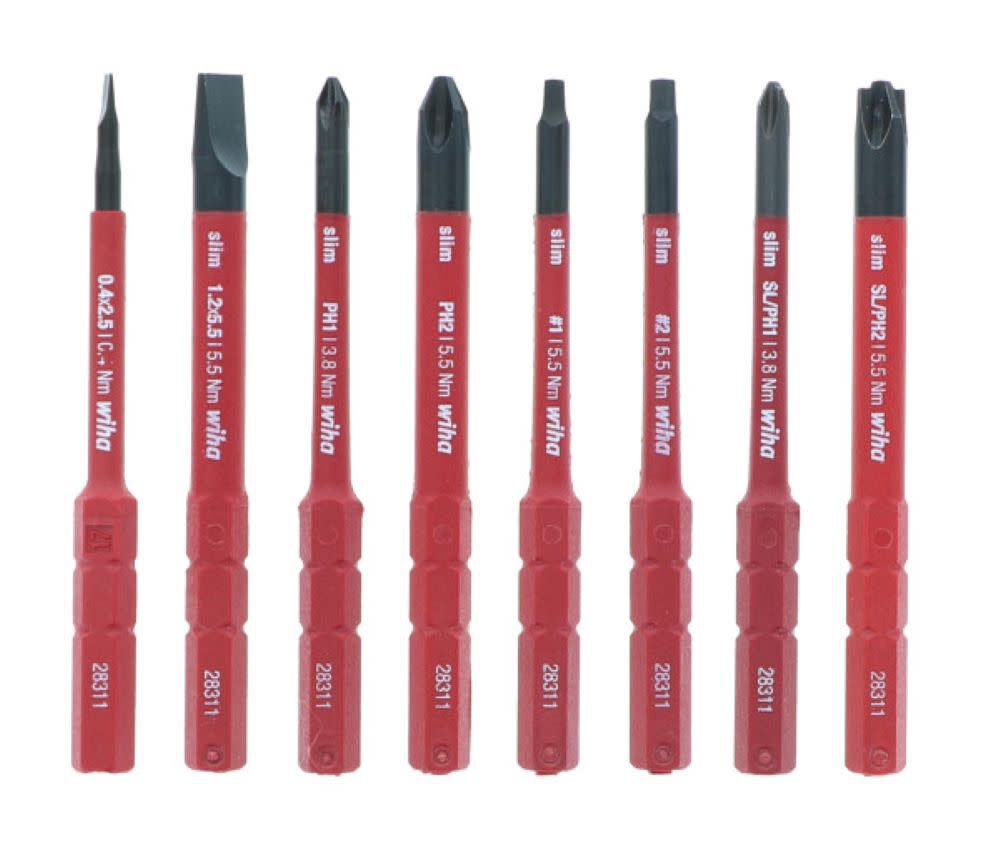 Wiha Insulated Handles SlimLine Blade Set 11pc 28789 - Acme Tools