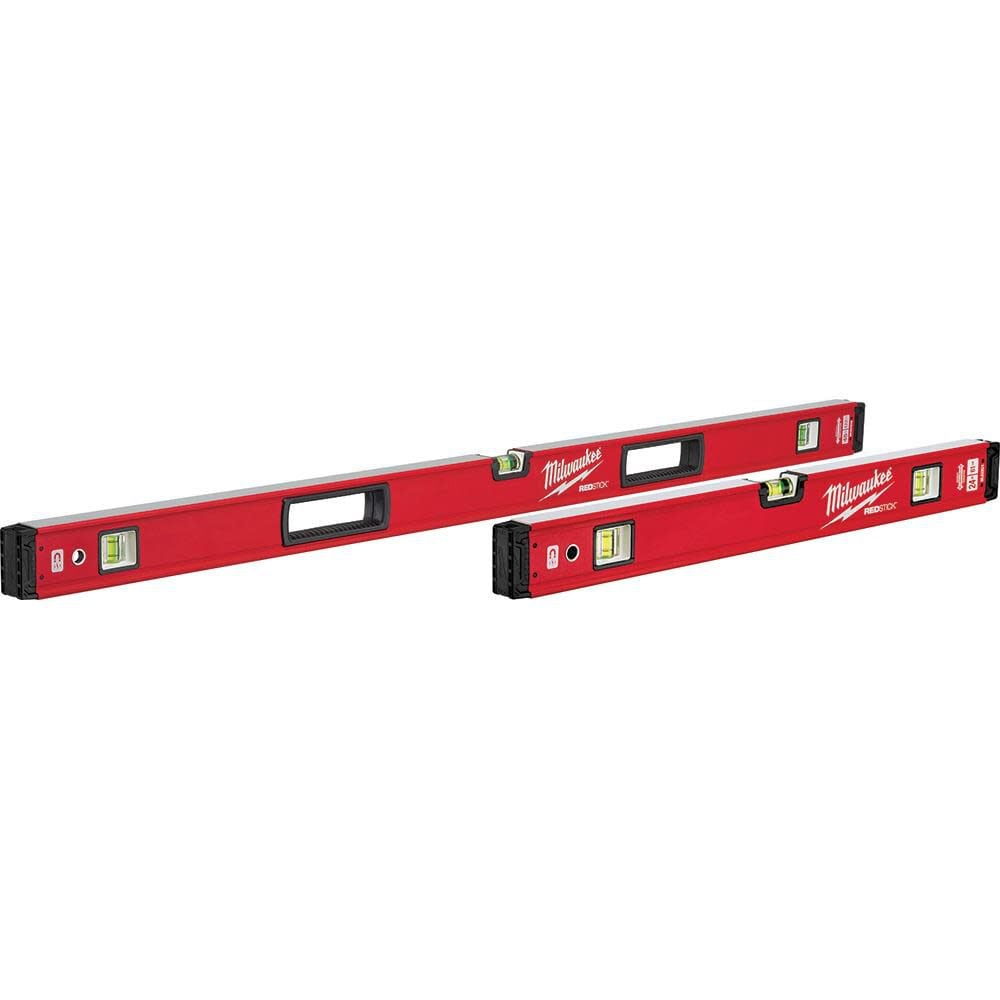 Milwaukee 24 In 48 In Redstick Magnetic Box Level Set Mlbxsm48 – Sansujyuku