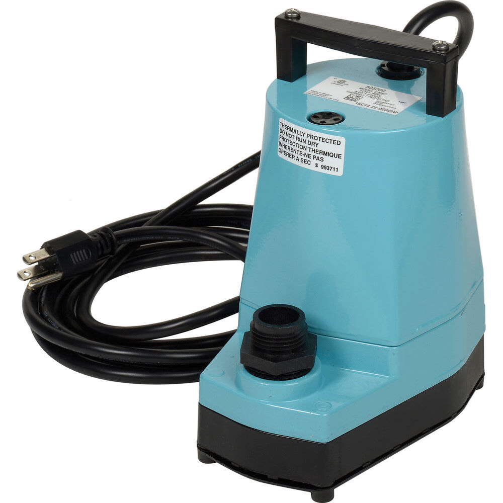 Little Giant Pump 5-MSP 1/6HP 115V Submersible Utility Pump 10' Cord ...