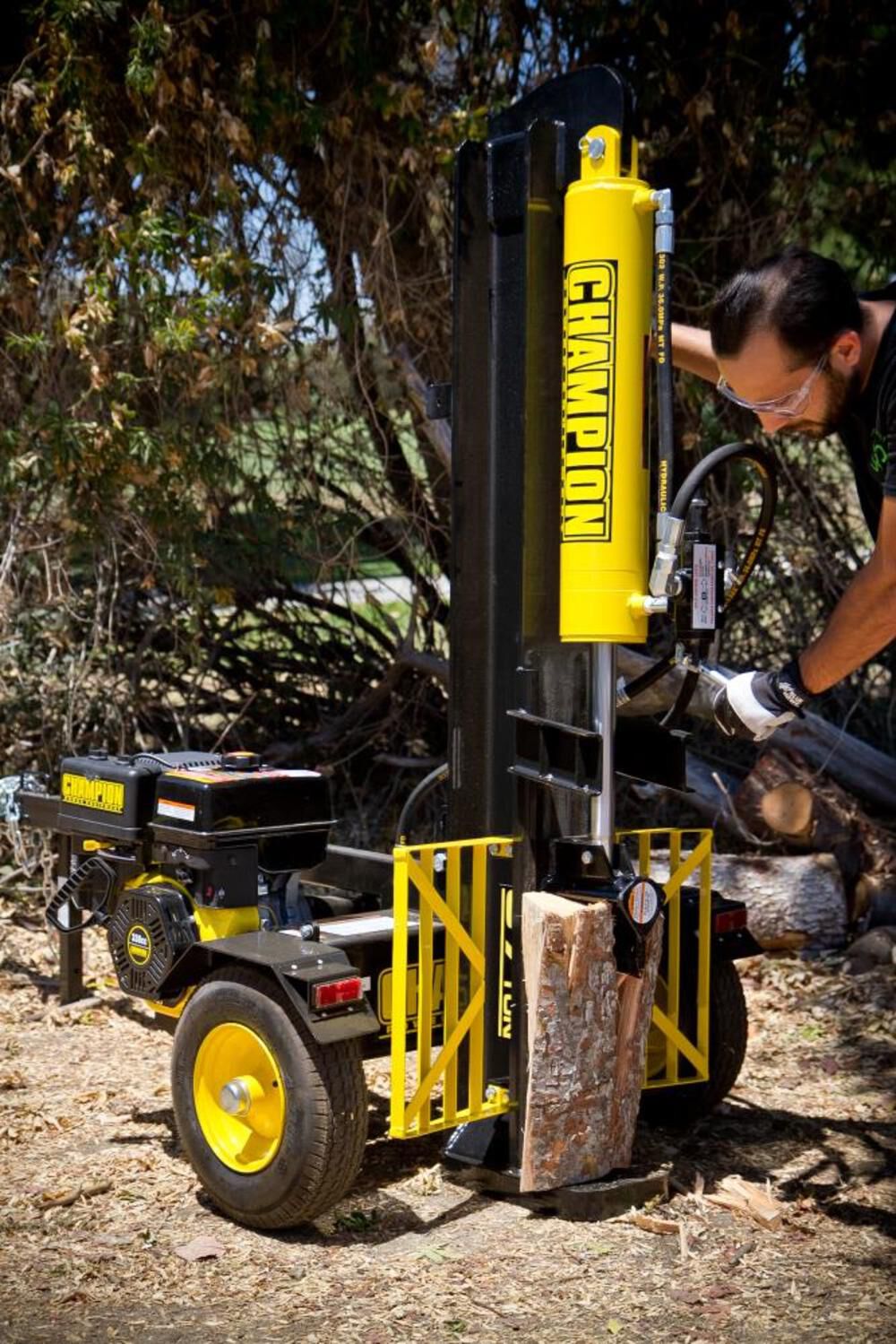 Champion Power Equipment 37 Ton Gas Powered Log Splitter with Auto ...