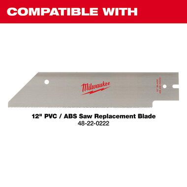 Milwaukee 12 in. PVC/ABS Saw 48-22-0212 from MILWAUKEE - Acme Tools
