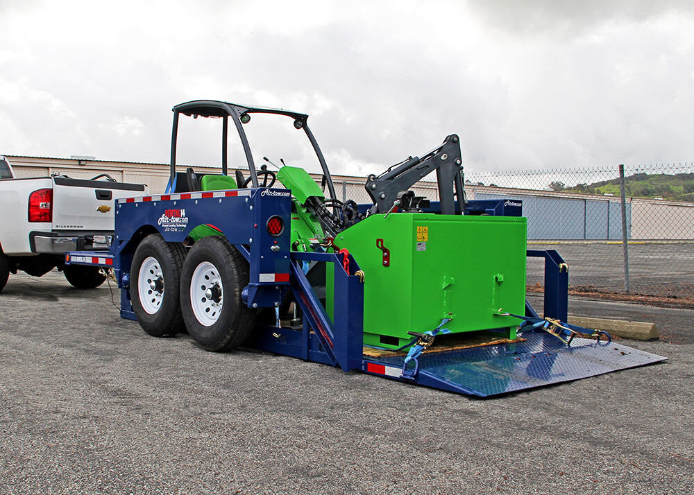 Air-Tow Trailers 14' Drop Deck Flatbed Trailer 75in Deck Width - 10000 ...