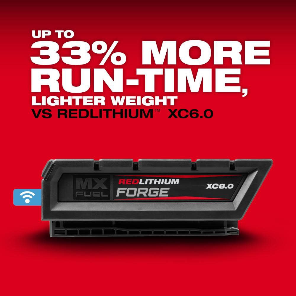 Milwaukee MX FUEL REDLITHIUM FORGE XC8.0 Battery Pack MXFXC608 - Acme Tools