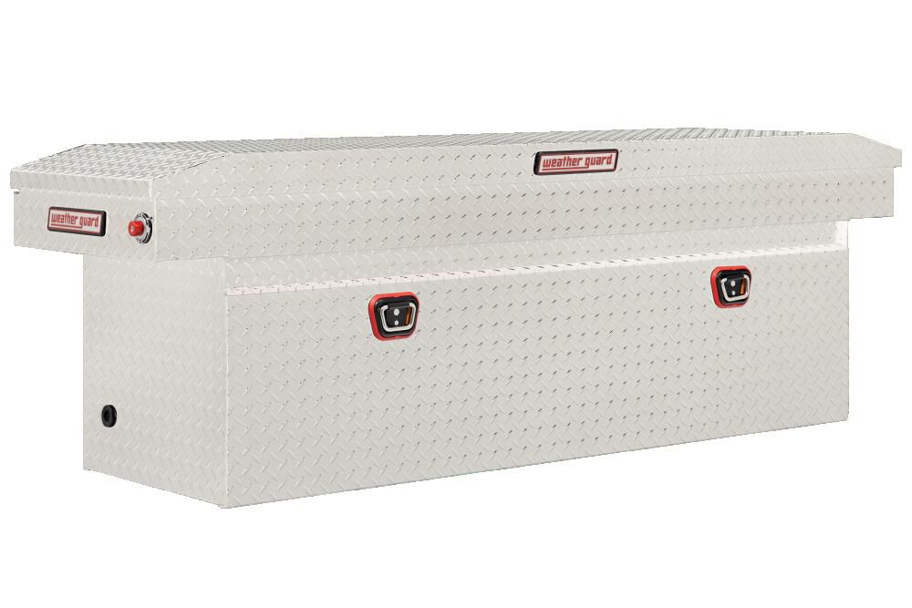 Weather Guard Saddle Truck Tool Box Aluminum Full Deep Clear 123-0-04 ...