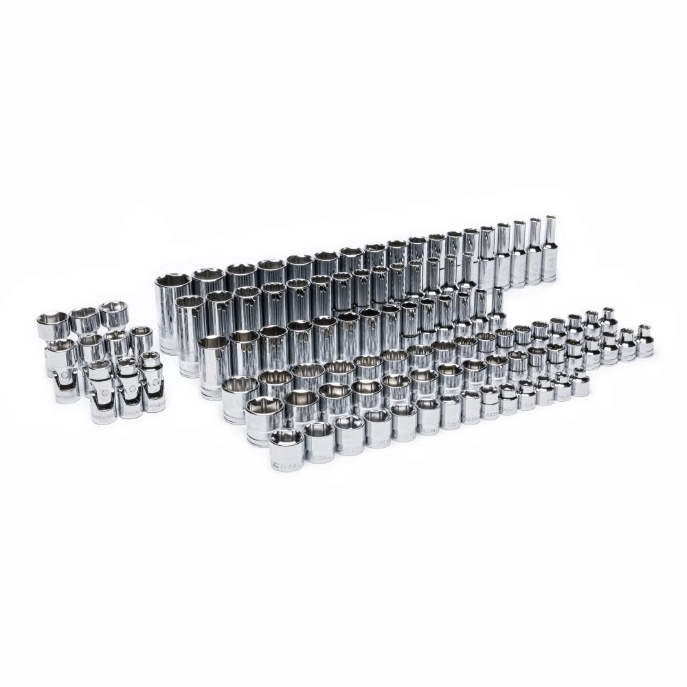 GEARWRENCH 3/8 in Drive Master Metric Socket Set in Foam Storage Tray ...