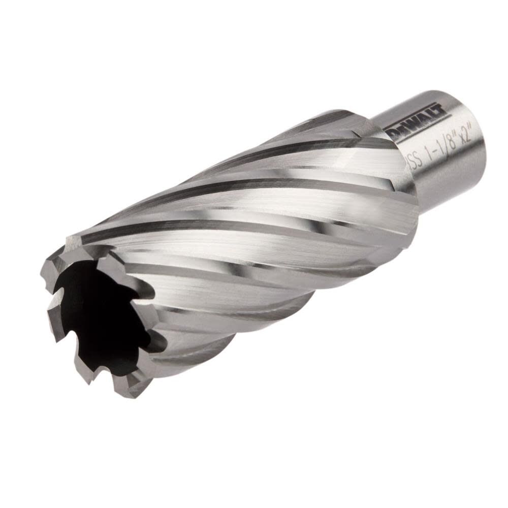 DEWALT Annular Cutter 1 1/8in X 2in HSS 3/4in Weldon DWAC02018 - Acme Tools