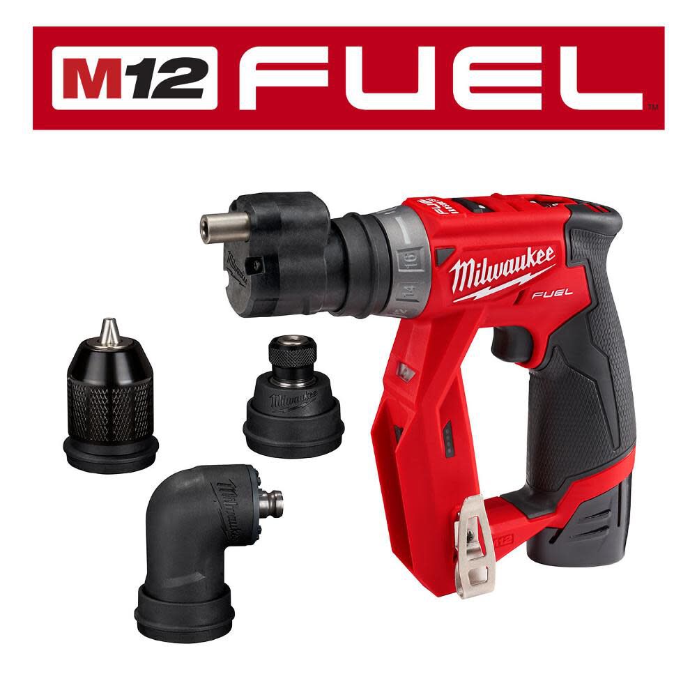 Milwaukee M12 FUEL Installation Drill/Driver Kit 2505-22 - Acme Tools