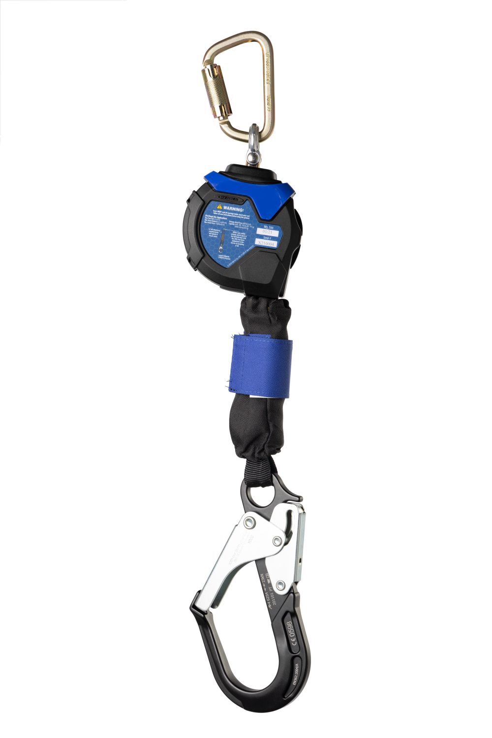 Werner 11 Ft Max Patrol Self-Retracting Lifeline with Aluminum Rebar ...