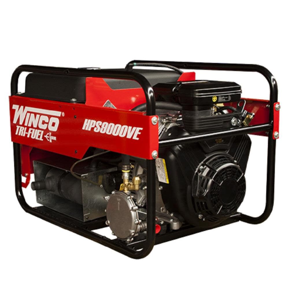 Winco 9000Watt Tri-Fuel Portable Generator (49 State) HPS9000VE - Acme ...