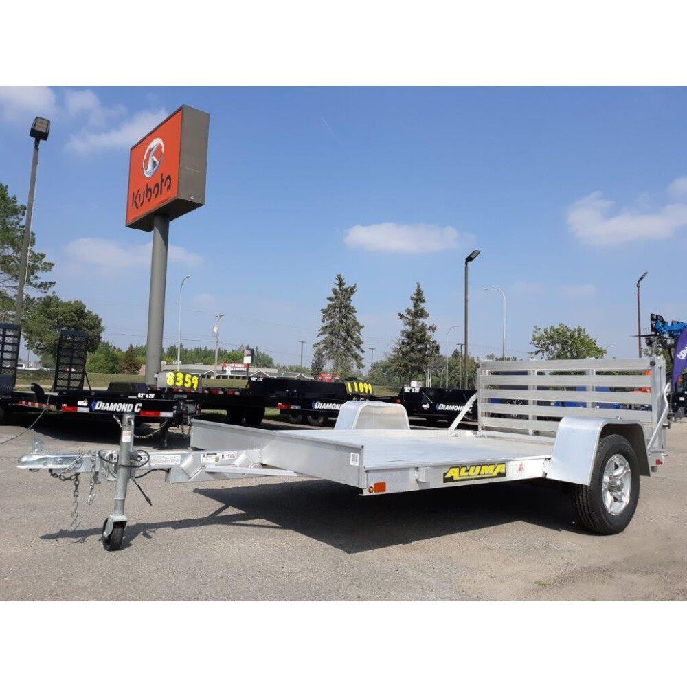 Aluma 7210S-BT 450 Lbs Single Axle Aluminum Utility Trailer - 2022 Used ...